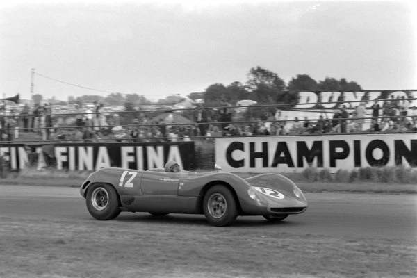 ROGER NATHAN, BRABHAM BT8 Climax Sports Car 1964 Motor Racing Old Photo ...