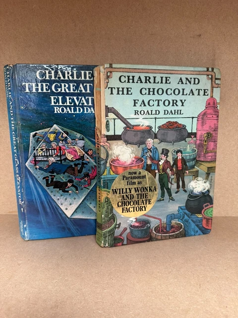 ROALD DAHL CHARLIE and The Chocolate Factory 1972 Great Glass Elevator ...