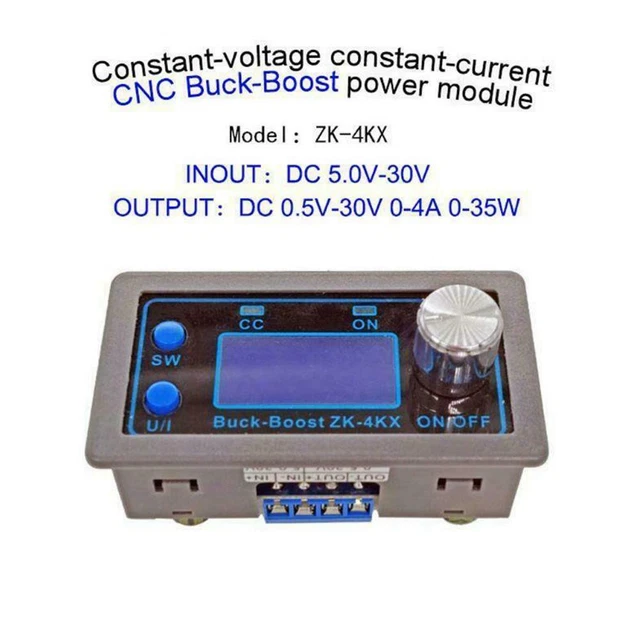 DC-DC BUCK BOOST Converter Module CC CV Voltage Regulator LCD Display 0 ...