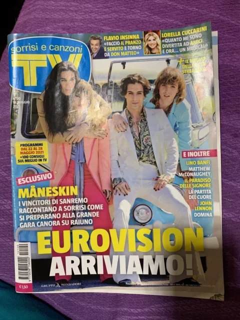 Tv Sorrisi E Canzoni Maneskin Maggio 2021 Eur 6 00 Picclick De
