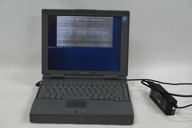 NEC VERSA 2350 Pentium 133Mhz Vintage Laptop Computer - SELLING AS IS ...