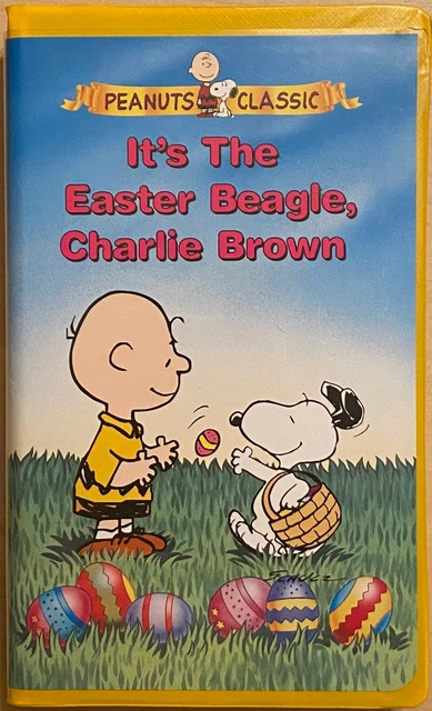 ITS THE EASTER Beagle Charlie Brown 1997 Peanuts Classics VHS Movie $7. ...