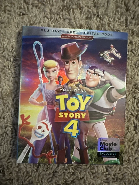 DISNEY TOY STORY 4 Blu-ray + DVD Disney Movie Club Exclusif, Couvercle ... DISNEY TOY STORY 4 Blu-ray + DVD Disney Movie Club Exclusif, Couvercle ...