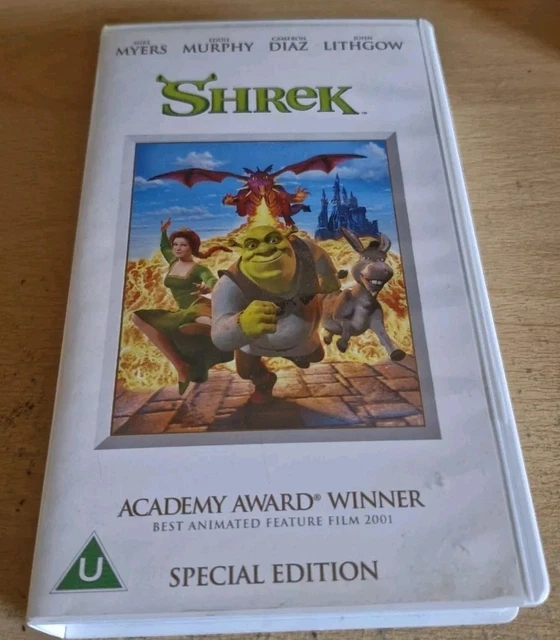 SHREK SPECIAL EDITION Vhs - Rare Retro Video Tape £3.49 - PicClick UK