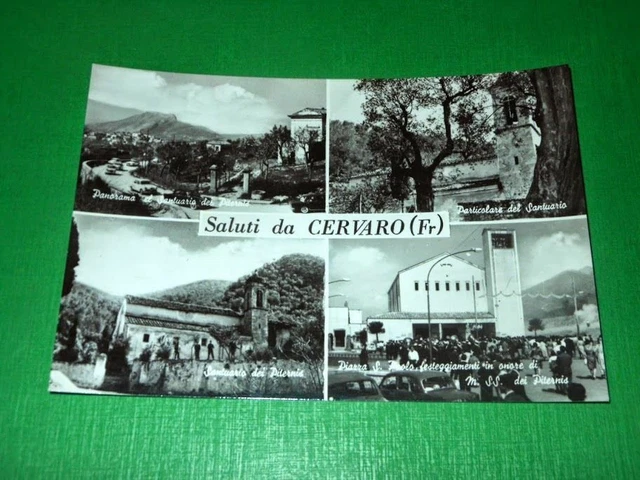 CARTOLINA SALUTI DA Cervaro ( Frosinone ) - Vedute diverse 1960 ca. EUR ...