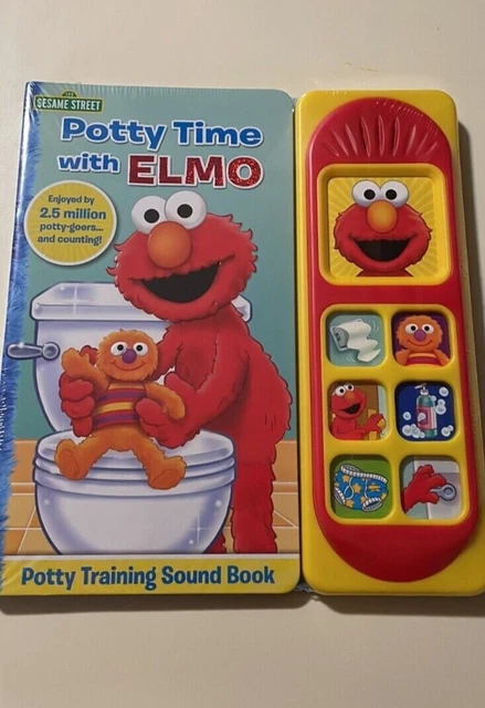 SESAME STREET : Potty Time with Elmo Potty Training Sound Book $6.49 ...