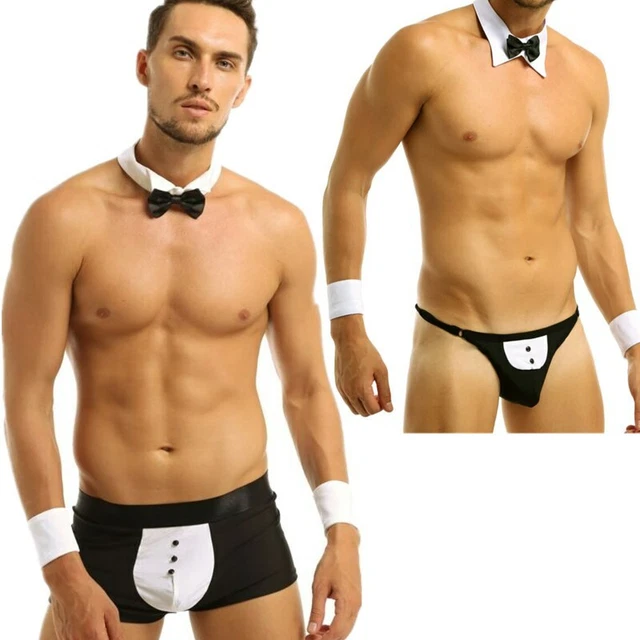 BARKEEPER KOSTÜM HERREN Kellner Set Erotik Dessous-Set Männer Slips Reizwäsche EUR 8,26 ...