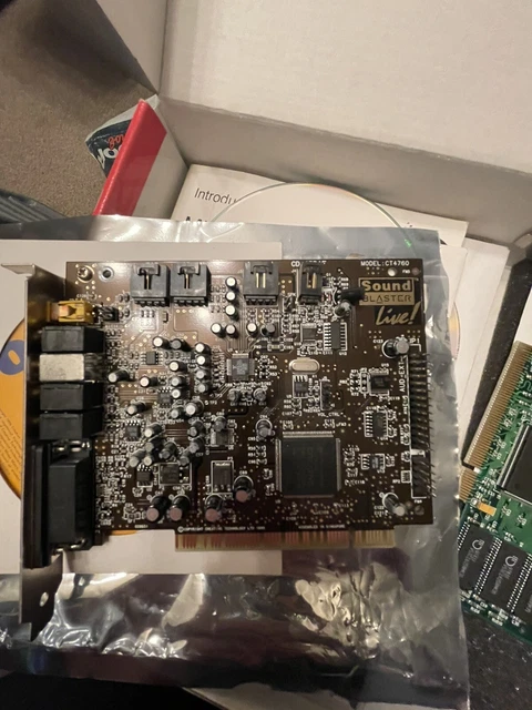 CREATIVE LABS SOUND Blaster Live! CT4760 Audio MIDI PCI Card For Retro ...