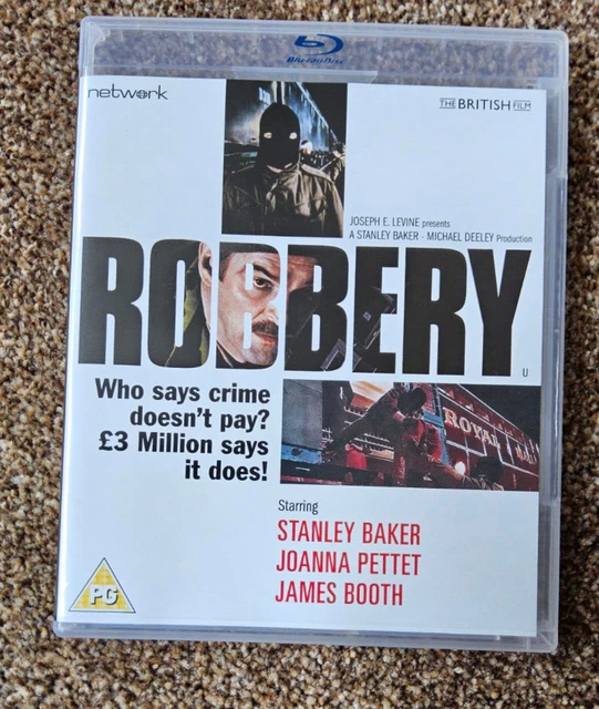 STANLEY BAKER ROBBERY Blu-ray Network UK OOP UNCUT EUR 14,09 - PicClick IT