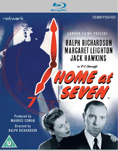 HOME AT SEVEN (Blu-ray) Ralph Richardson Margaret Leighton Jack Hawkins ...