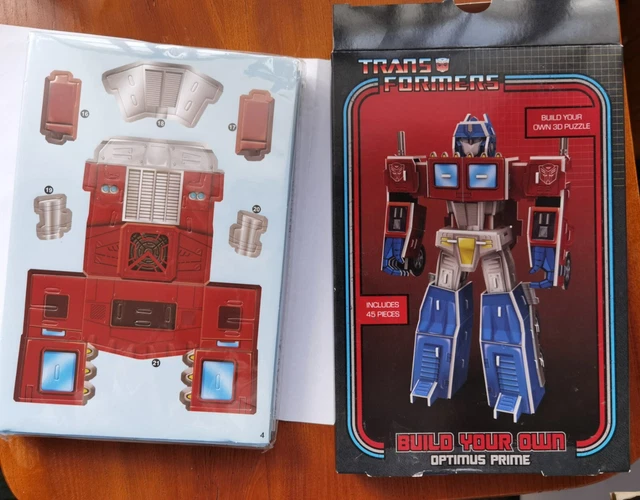 HASBRO PALADONE TRANSFORMERS Build Your Own Optimus Prime 3D puzzle £3. ...