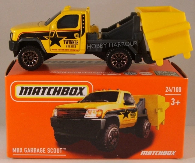MATCHBOX POWER GRABS #24 camion poubelle scout, numéro 2022 (NEUF dans ...