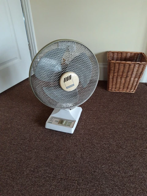 MICROMARK 12 Inch Oscillating Desk Fan £2.99 - PicClick UK