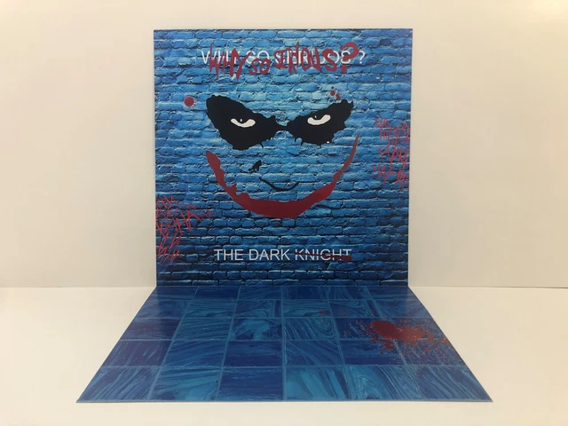 CUSTOM JOKER WHY so serious ikea detolf 12" & 1/6th scale diorama ...