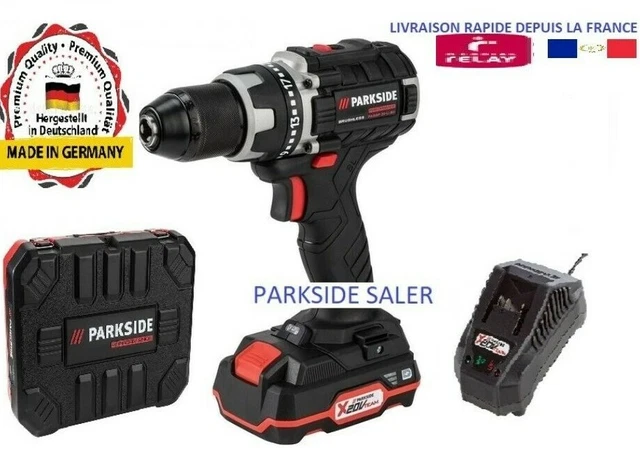 PARKSIDE PERFORMANCE PERCEUSE-VISSEUSE sans fil PABSP 20-Li B2, 20/pack ...