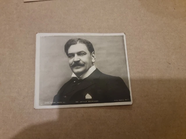 RARE MINIATURE POSTCARD. Actor Actress. Arthur Bourchier. Vintage. c1910's EUR 7,25 - PicClick FR