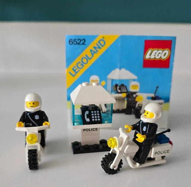 VINTAGE LEGO 80S Classic Town set - POLICE HIGHWAY PATROL (6522) - 100% ...