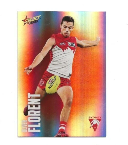 2023 AFL FOOTY STARS Colour SPOTS PARALLEL SYDNEY SWANS OLIVER FLORENT ... 2023 AFL FOOTY STARS Colour SPOTS PARALLEL SYDNEY SWANS OLIVER FLORENT ...