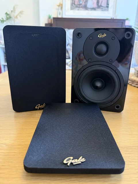 2 X GALE Aria AR10 Mini Bookshelf/Monitor/Rear Speakers 19cm X 16cm X ...