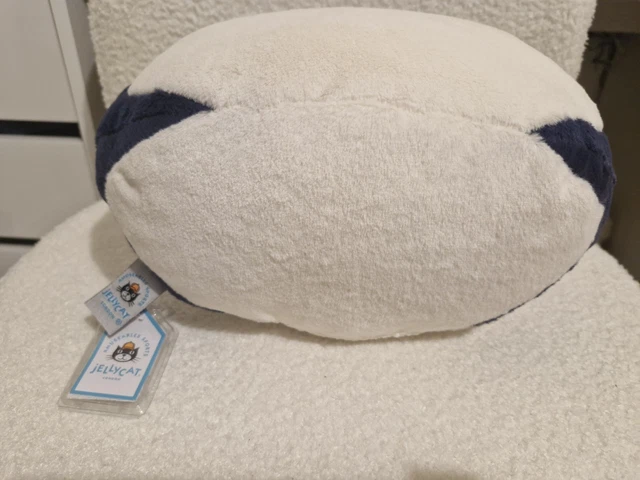 JELLYCAT AMUSEABLES SPORTS Rugby Ball - RETIRED - BNWT - Genuine £109. ...