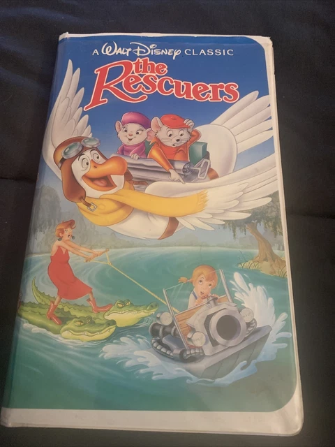 THE RESCUERS (VHS, 1992) Black Diamond Walt Disney Classic Rare First ...