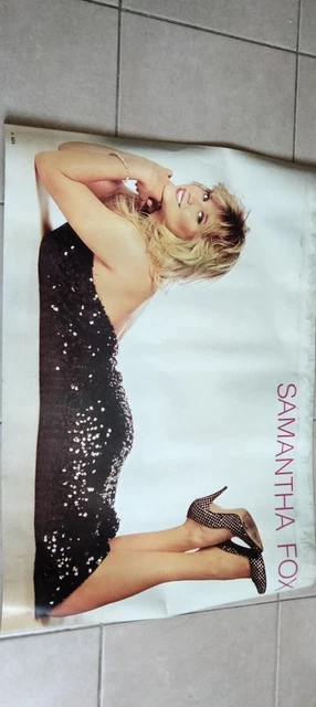 SAMANTHA FOX POSTER EO 80's EUR 70,00 - PicClick FR