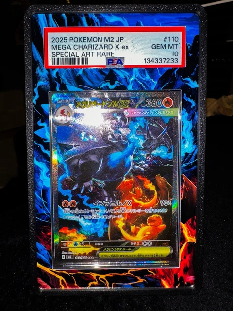 MEGA CHARIZARD EX 110 SAR PSA 10 Inferno X M2 Japanese Pokemon Magnetic ...