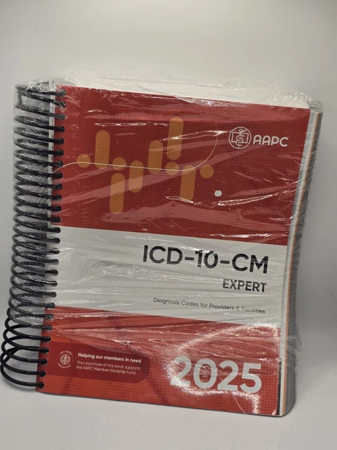 ICD-10-CM COMPLETE CODE Set 2025 - Spiral-bound, by AAPC - New £57.10 ...