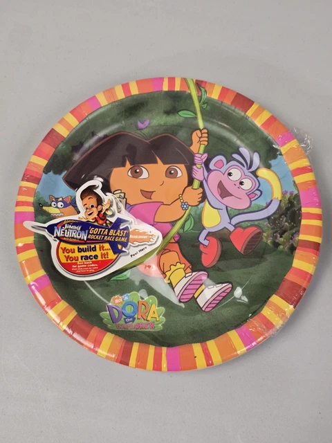 DORA THE EXPLORER Dessert And Dinner Plates Lot Vintage NOS £9.95 ...