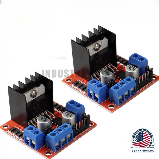 2-PACK DC STEPPER Motor Driver Module L298N Dual H Bridge Ctl Board for ...