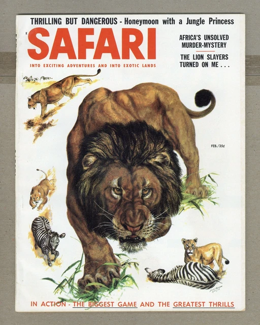 SAFARI MAGAZINE VOL. 5 #3 FN 6.0 1958 £12.64 - PicClick UK