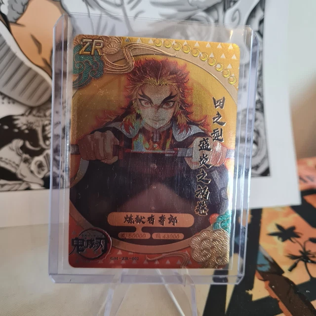 DEMON SLAYER CARD Game TCG - Rengoku - HOLO FOIL MINT Rare - S1 Prima ...