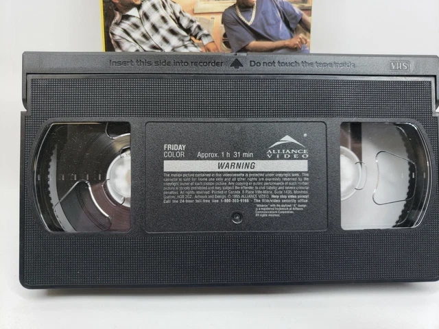 FRIDAY VHS ICE Cube Chris Tucker Nia Long Cardboard Sleeve Friday VHS ...