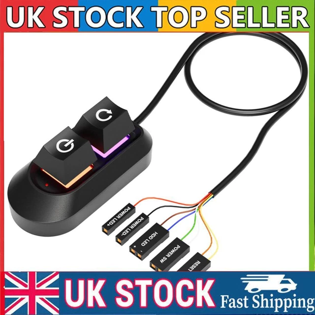 2M DESKTOP COMPUTER Power Button PC Switch Motherboard Switch On Off ...