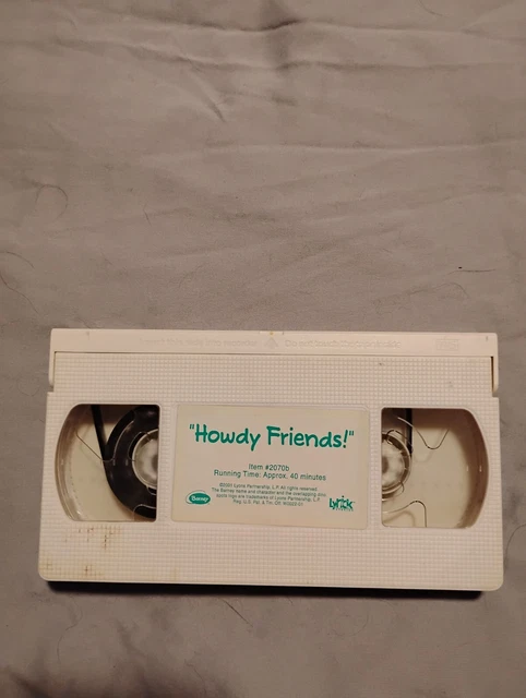 &HOWDY FRIENDS! & Barney VHS £5.30 - PicClick UK
