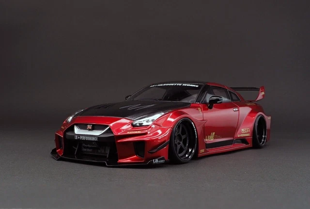 IGNITION MODEL 1/18 NISSAN Skyline GT-R R35 IG2354 LB SILHOUETTE WORKS ...