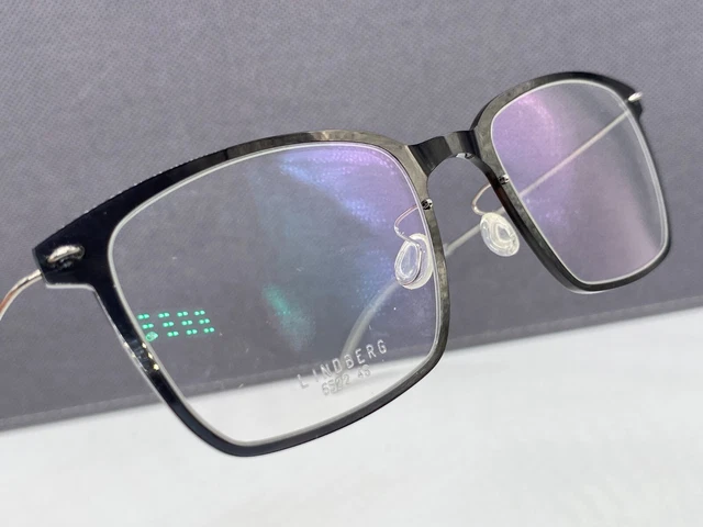 LINDBERG BRILLE HERREN Damen Grau Rechteckig Now Titan Groß 6522 48 EUR ...