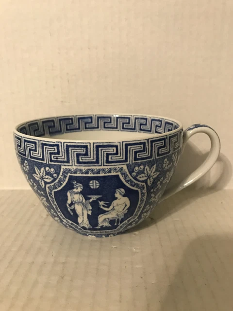 VINTAGE SPODE BLUE Room Collection Greek Pattern Jumbo Cup $49.99 ...