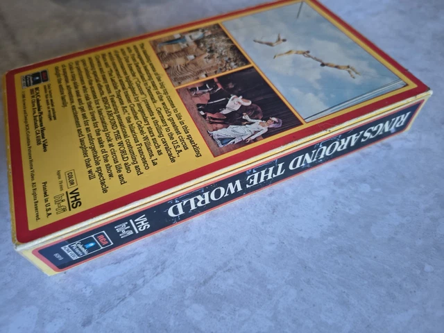 VERY RARE RINGS Around The World Circus Don Ameche Vhs Video Tape Vcr ...