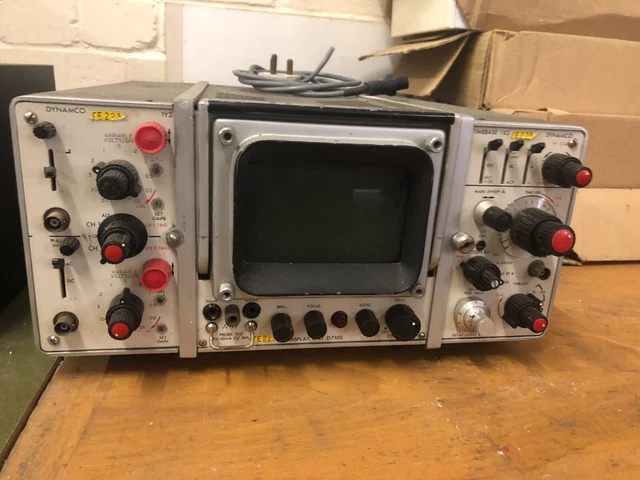 DYNAMCO ANALOGUE OSCILLOSCOPE Display Unit D7100 £40.00 - PicClick UK
