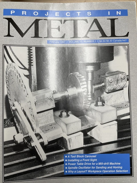 PROJECTS IN METAL Magazine Vol. 10 issues 1-6 1997 like new condition ...