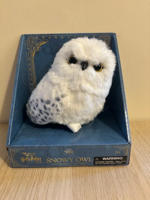 2024 UNIVERSAL STUDIOS Harry Potter Snowy Owl Interactive Toy Shoulder ...
