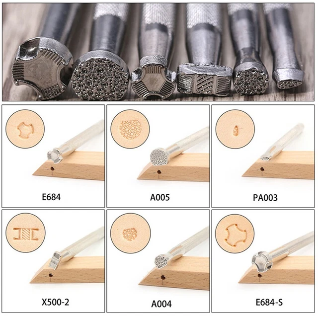 ENSEMBLE D'OUTILS DE sculpture en cuir haut de gamme pour estampage ... ENSEMBLE D'OUTILS DE sculpture en cuir haut de gamme pour estampage ...