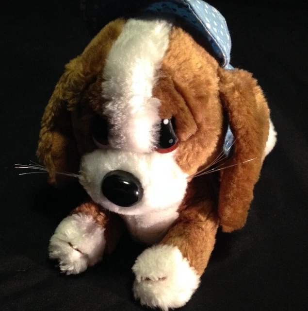 VINTAGE SAD SAM Plush Dog Soft Toy 1986 Applause 9 inch Rare Cuddly Toy ...