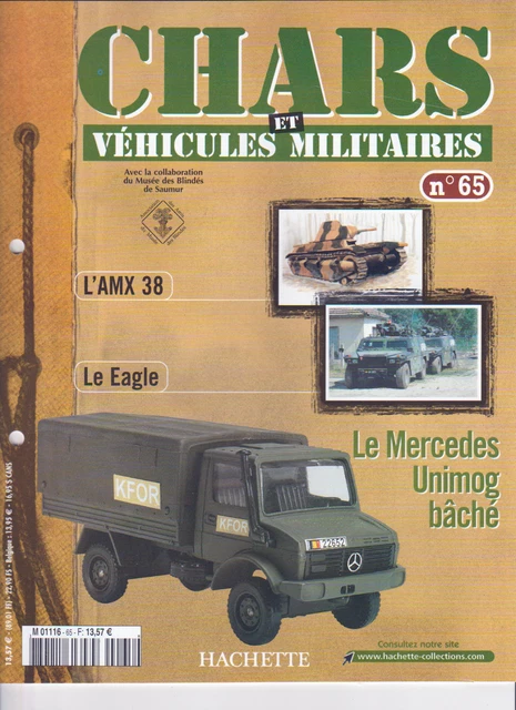 PAPER 65 CHAR & Military Vehicle Mercedes Unimog Bache Amx 38 Eagle ...