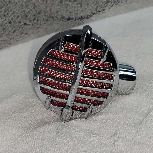VINTAGE ASTATIC JT-30 Bullet Harp Microphone Chrome "Red Hammer" Shure ...