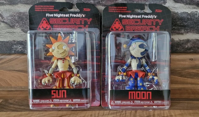 FIVE NIGHTS AT Freddys Sun & Moon Figure FNAF Security Breach Funko ...