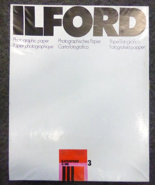50(?) SHEETS 11X14& Ilford ILFOSPEED Grade 3 B&W Photographic Printing ...