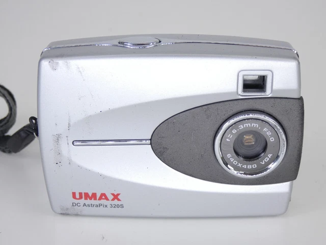 UMAX DIGITAL PHOTO Camera DC AstraPix 320 S Rare Compact Silver For ...