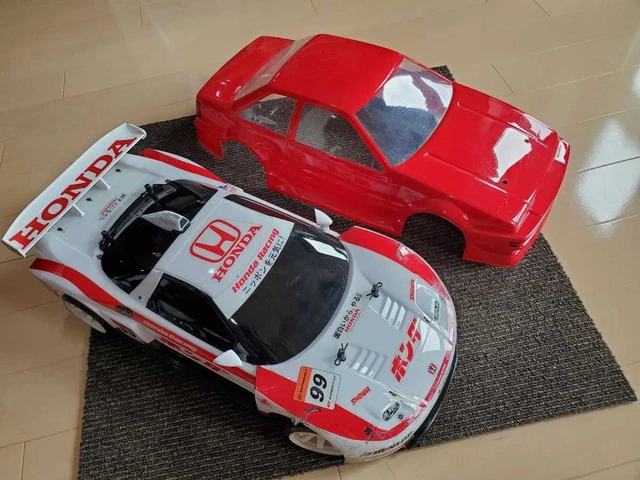 TAMIYA TT-01 WITH many custom parts, KO PROPO 2.4GHz, NSX-R and 86 ...